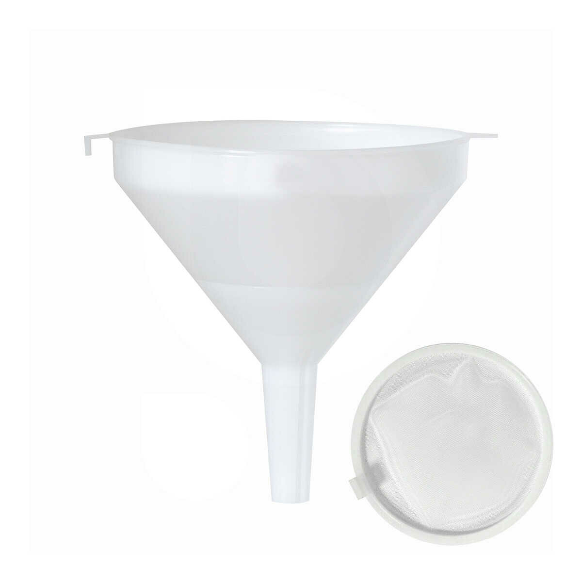 Воронка пластиковая Polsinelli 25 см с фильтром, прочная и простая в использовании