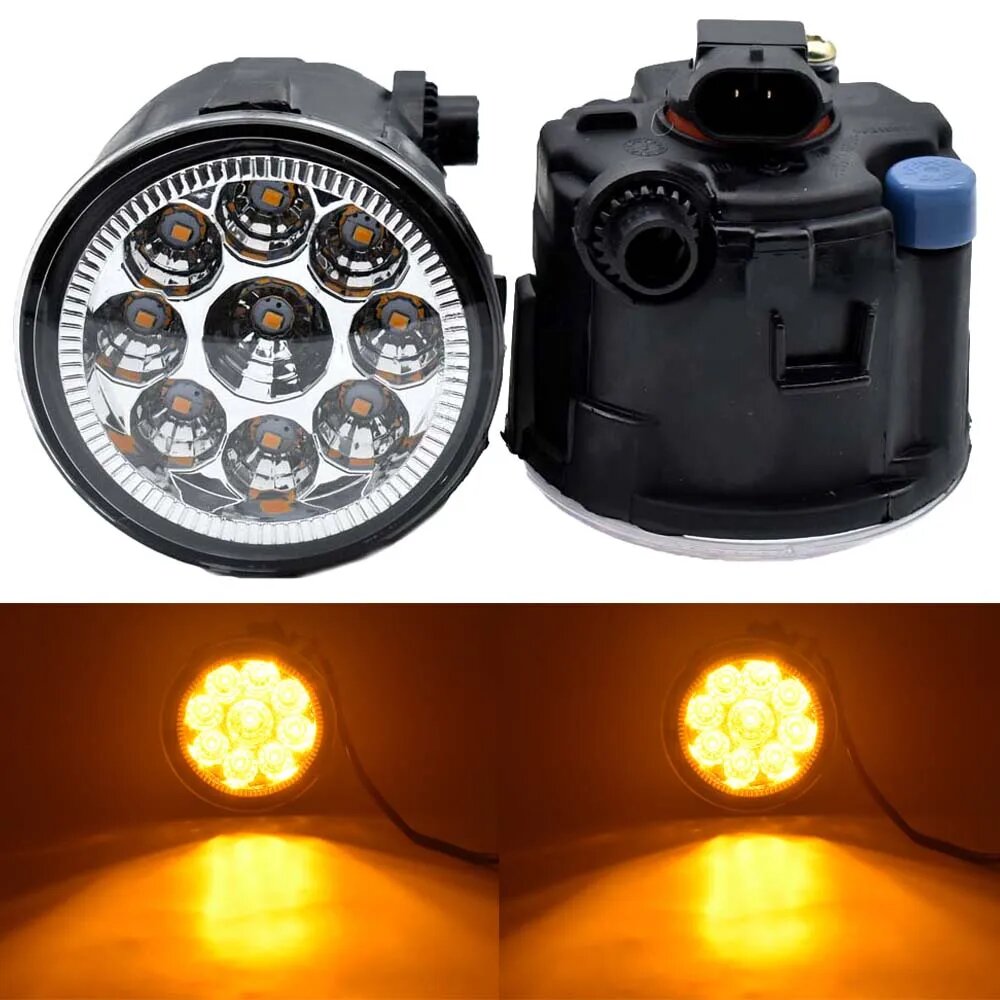 Новые Противотуманные фары в сборе, 12 В, Галогенные Противотуманные фары s H11, противотуманные фары для хэтчбека Nissan Tiida C11x 2007 2008 2009 2010 2011 LED Yellow Light