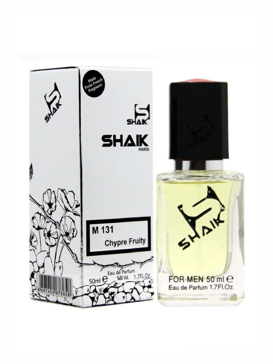 Туалетная вода Shaik M131, фруктово-шипровая, для мужчин, 50мл