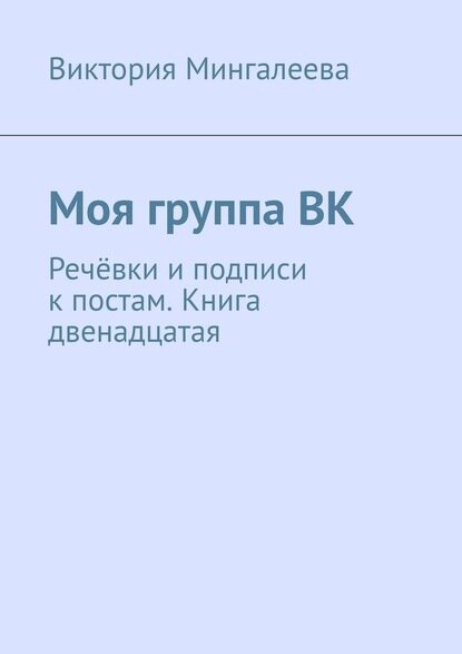 Моя группа ВК. Речёвки и подписи к постам. Книга двенадцатая [Цифровая книга]