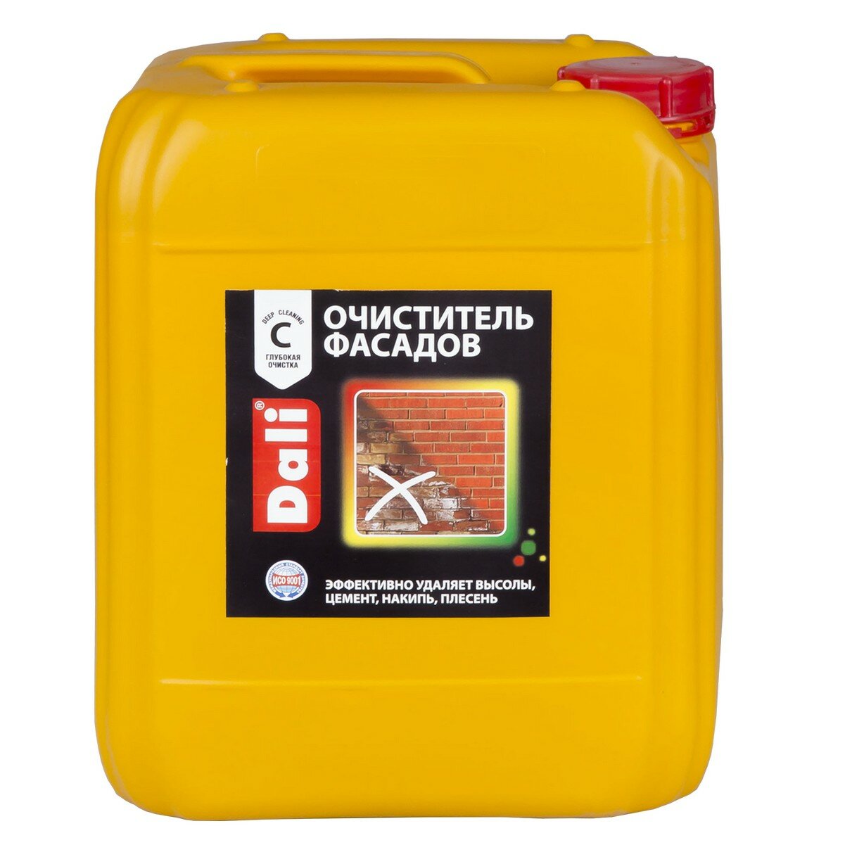 Очиститель фасадов Dali 5 л для удаления сложных загрязнений с наружных стен и покрытий