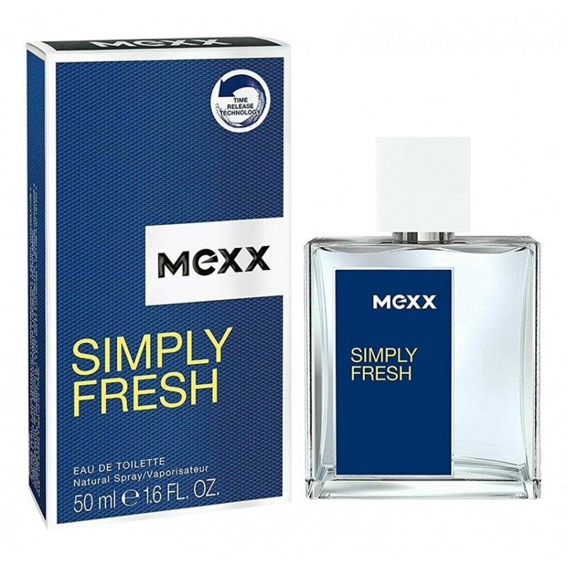 Mexx Simply Fresh 50 мл, туалетная вода Мужская