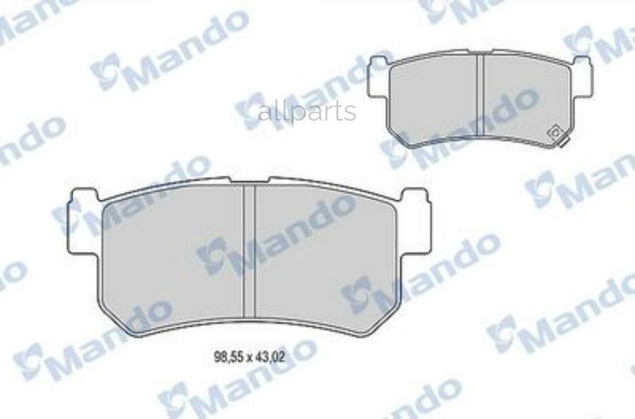 MANDO MBF015336 Тормозные колодки