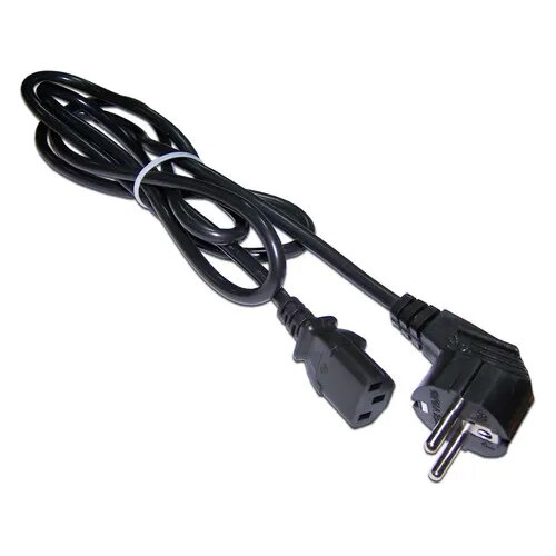 Шнур питания Lanmaster (LAN-PP13/SHA-3.0-BK) C13-Schuko проводник:3x0.75мм2 3м 220В 10А черный