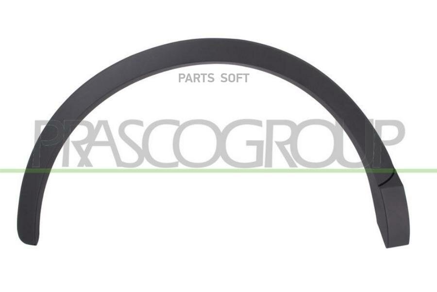 AD8121583 PRASCO Накладка арки крыла заднего Audi Q3 09/14->02/19 черная, правого