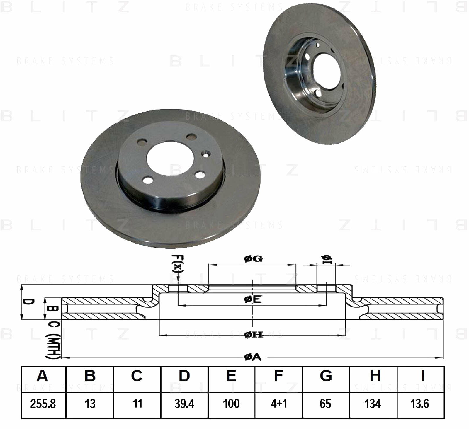 Диск тормозной передний VW Caddy/Golf/Passat/Vento 88-