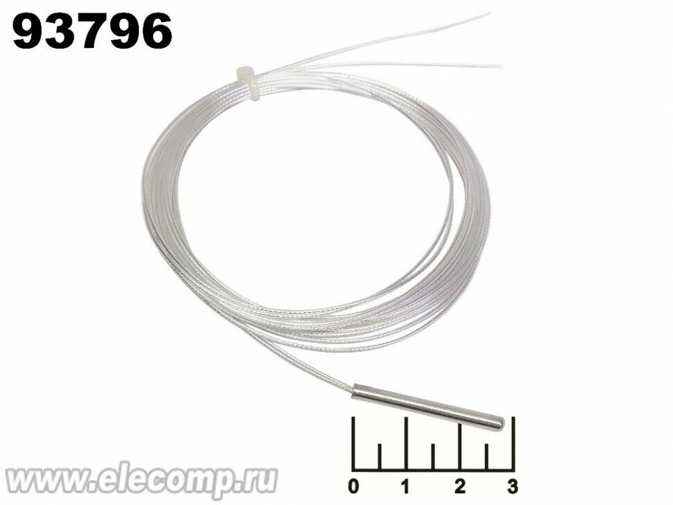 Датчик температуры PT100 100 Ом 2м 3*30мм (2 провода) (-40.~200C)
