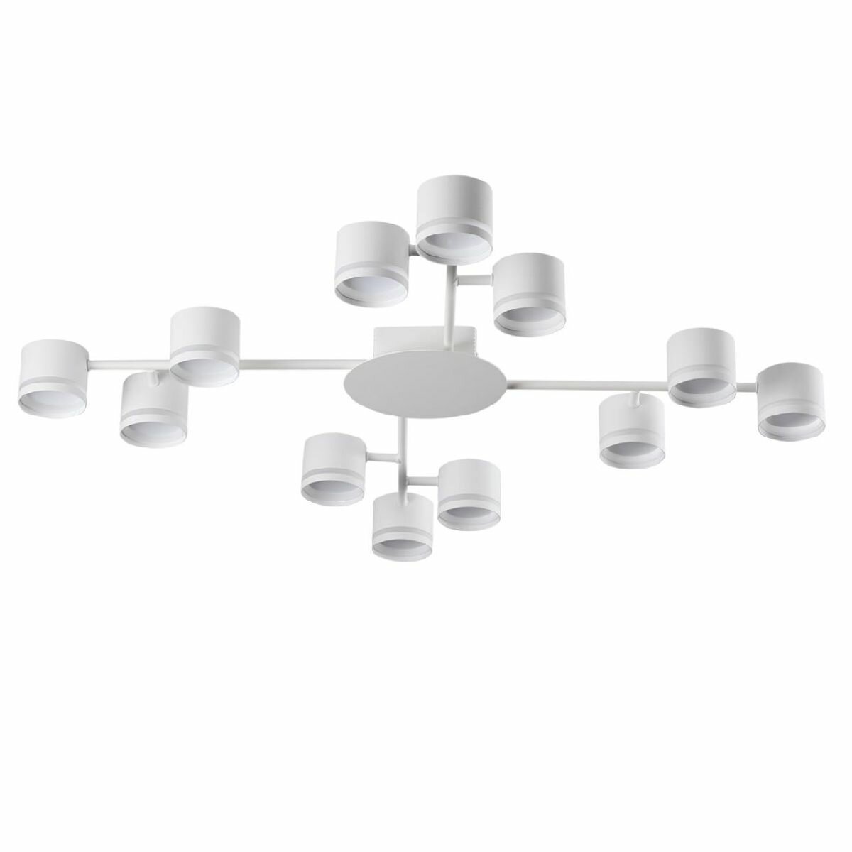 Потолочная люстра Lumion Gareta 8235/12C, белая, 12 лампочек