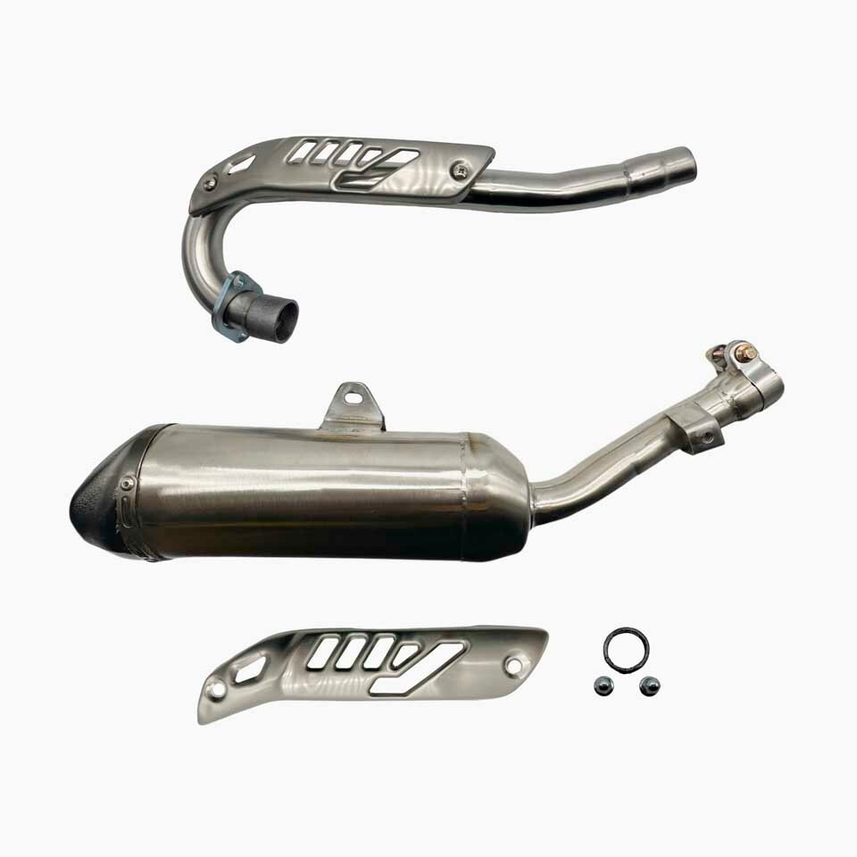 Глушитель в сборе на мотоцикл 4Т 165FMM (CB250); TTR250a