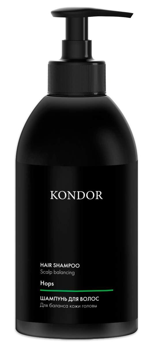 Шампунь Kondor Hair&Body "Хмель", мужской, для волос и тела, 300мл