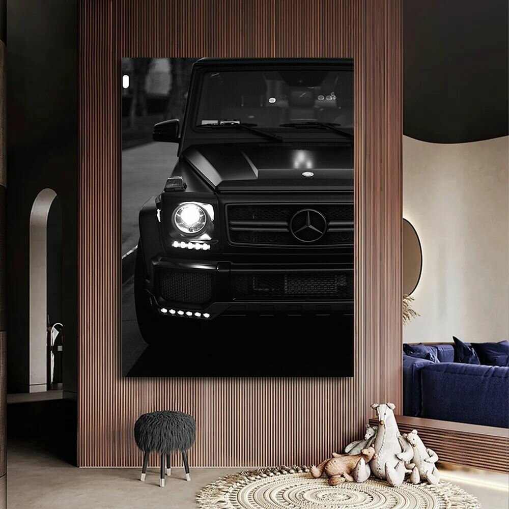 Картина "Мерседес" от ВсеКартины. тут, на подрамнике, холст, дерево