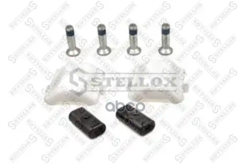 Р/к опор седла на 2 стороны ! 1x(п/м)подушки(2+2шт)+болты для крепл.(4шт)JOST JSK40/42 Stellox арт. 8700411SX