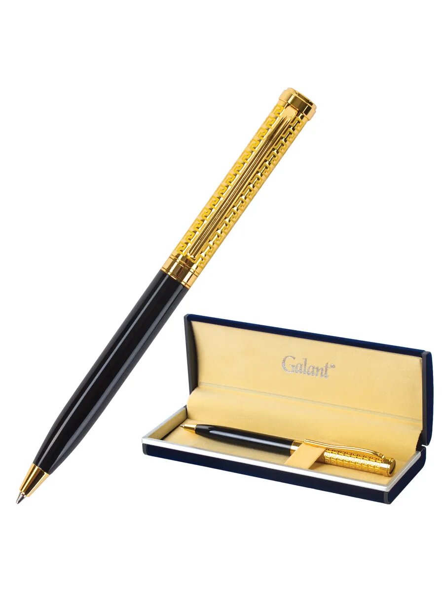 Ручка подарочная шариковая GALANT "Empire Gold", корпус чер