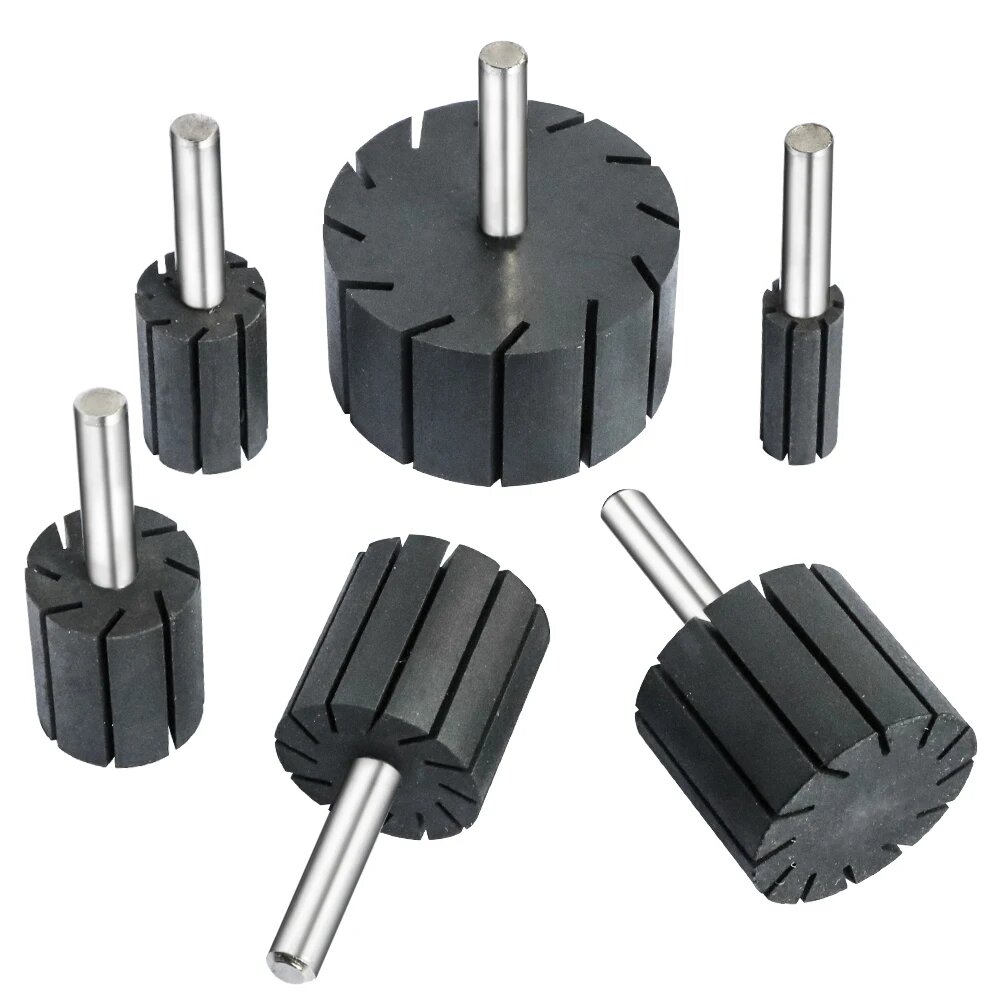 1 шт, резиновые оправки для шлифовального барабана, хвостовик 6 мм, подходят для шлифовальной втулки для дрели 25mm