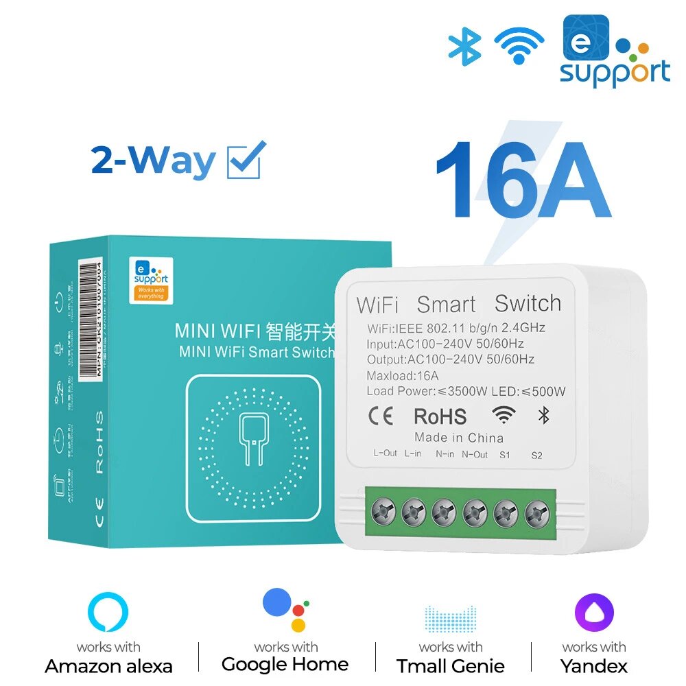 Релейный модуль SZKOSTON Wi-Fi для умного дома