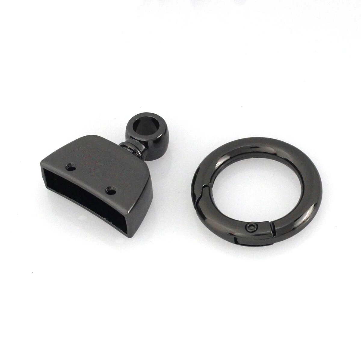 Металлические пружинные кольца для рукоделия Черный, S, gun black