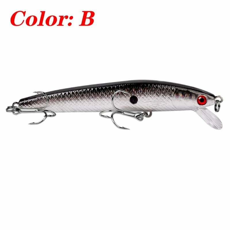 Плавающий воблер Proleurre 95 мм 7,5 г для окуня Белый, B