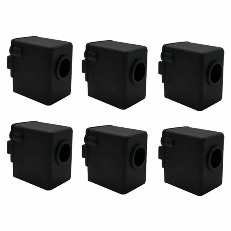1/2/3/5/6/8 шт. для Kobra2 Hotend, силиконовые носки, черная крышка, головка принтера, 3D детали, чехлы термоблоков