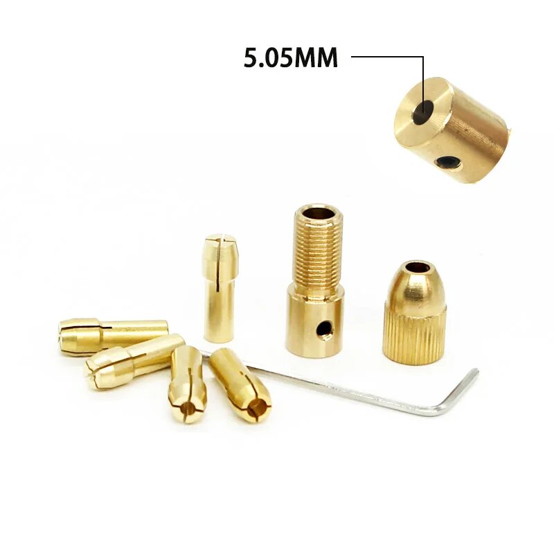 Мини-набор микро-сверлильных патронов 0,3-3,5 мм 5.05mm T
