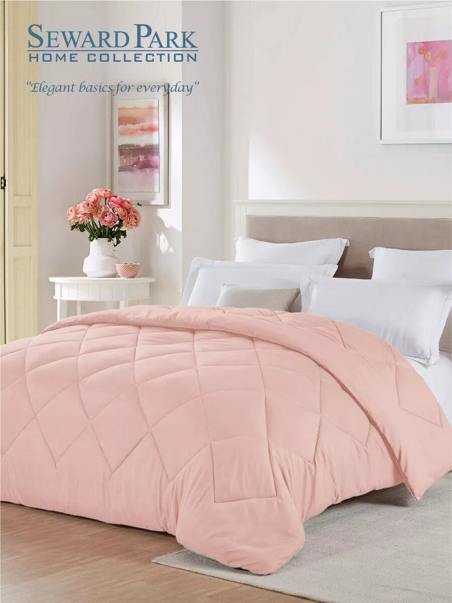 Одеяло Покрывало 200х220 см Скандинавия эко Лебяжий пух евро