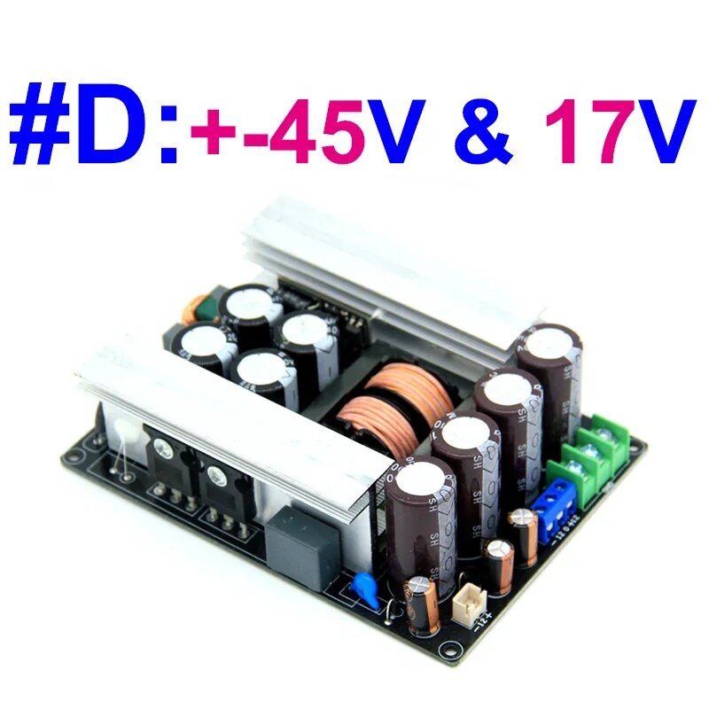 Импульсный блок питания 1500 Вт 5 режимов Dual 45V