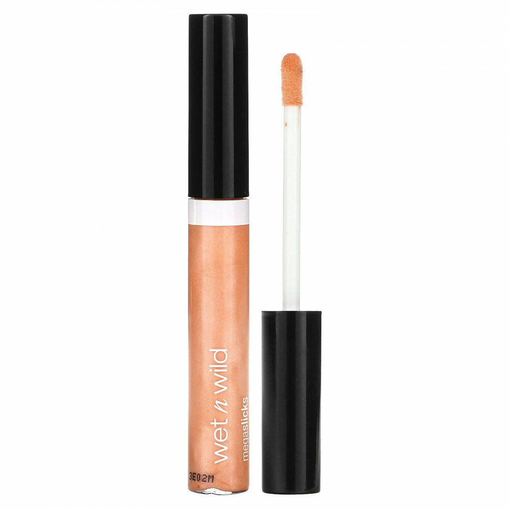 Wet n wild, Megasicks, блеск для губ, оттенок 556B Sun Glaze, 2,2 мл (0,07 жидк. унции)