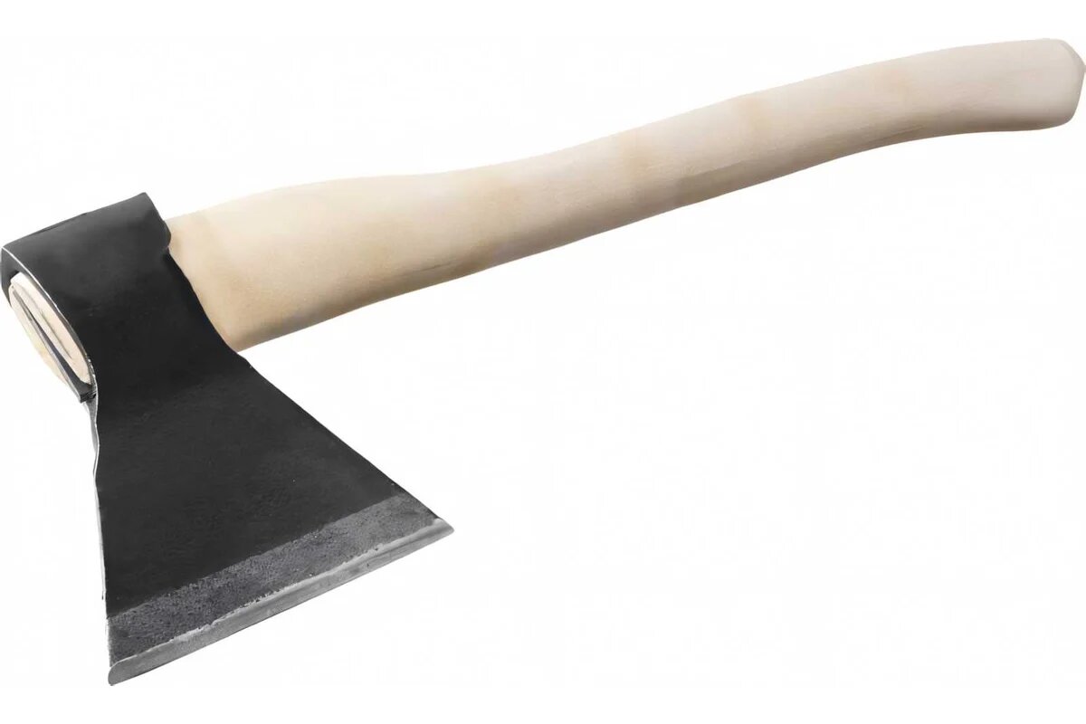 Без бренда Топор кованный, в сборе, 1340/1700 г, деревянное топорище, 500 мм, А2 (Ижевск) 21674