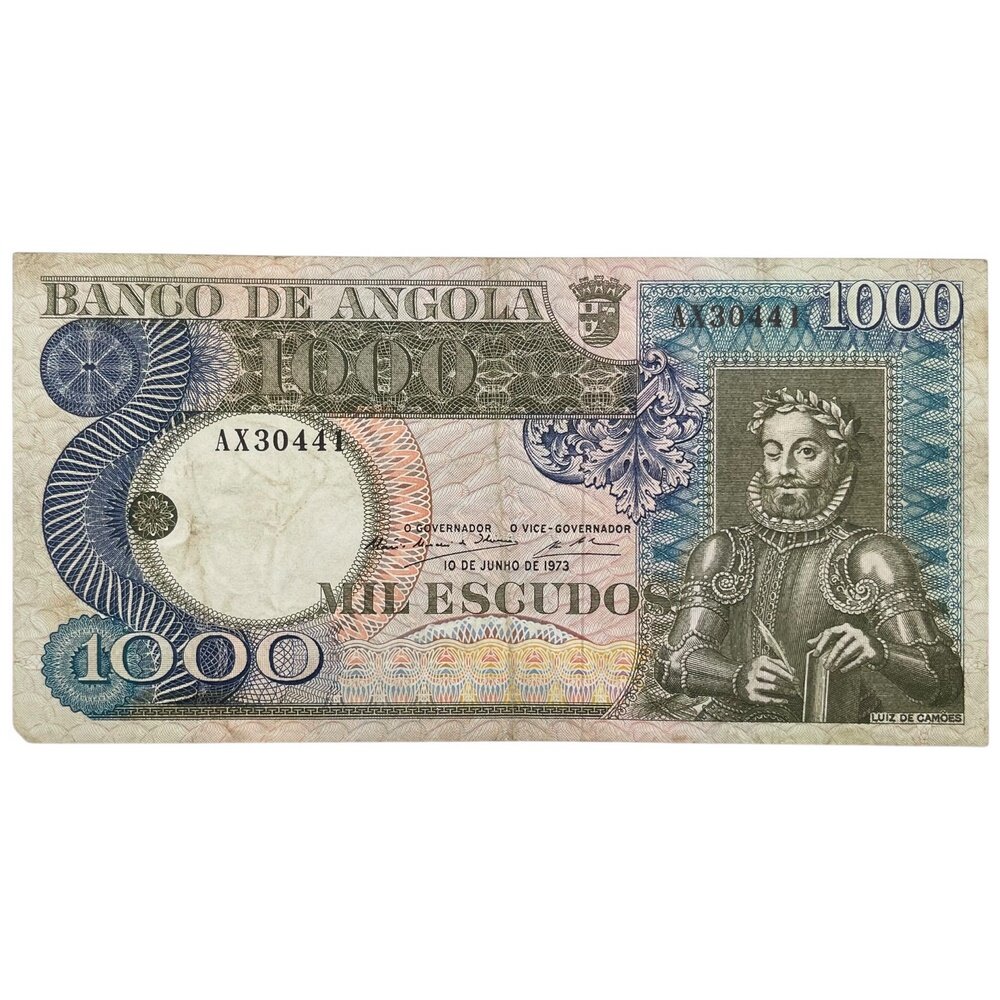 Ангола 1000 эскудо 1973 г. (Серия AX)