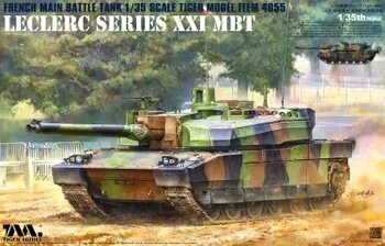 Tiger Model 4655 1/35 французский основной боевой танк LECLERC SERIES XXI MBT MODEL KIT