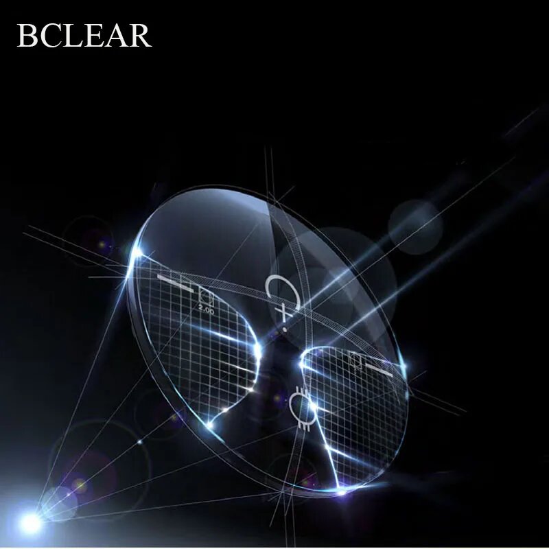 Прозрачные линзы BCLEAR CR-39 прогрессивные, индекс 1.74