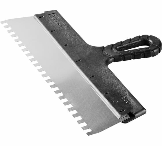 Фасадный зубчатый шпатель 250 мм Зубр мастер (Набор 2 шт.)