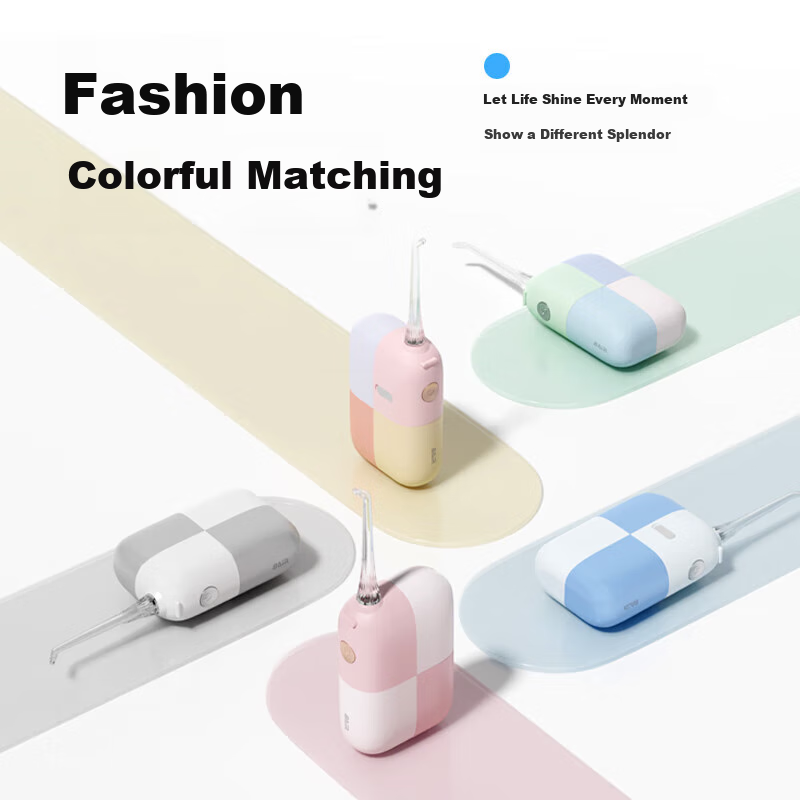 Ирригатор Bair V6 Mini Magic Cube Magnetic Portable Water Flosser с насадками, цвет синий