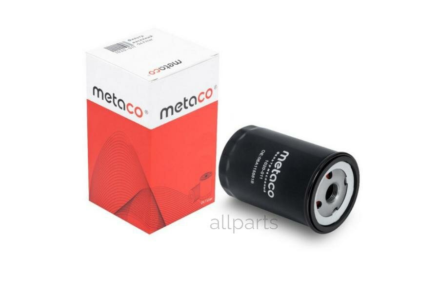 METACO 1020-011 Фильтр масляный AUDI/SEAT/VOLVO/VW Metaco 1020-011
