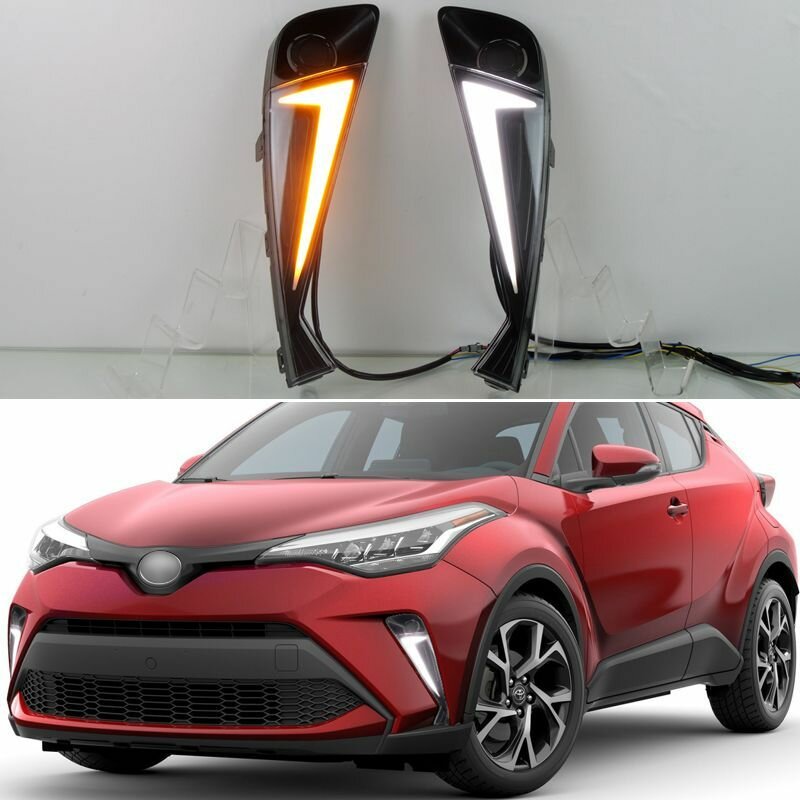 Светодиодные дневные ходовые огни применяется к Toyota C-HR I Restyling 2020-2024