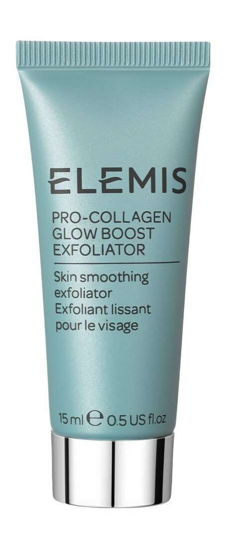 Elemis Pro-Collagen Glow Boost Exfoliator Travel Size, Антивозрастной эксфолиант-бустер для лица с комплексом масел, 15мл