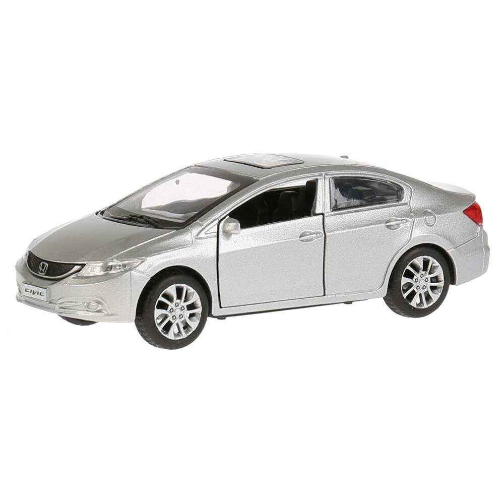 Модель машины Технопарк Honda Civic, серебристая, инерционная CIVIC-SL