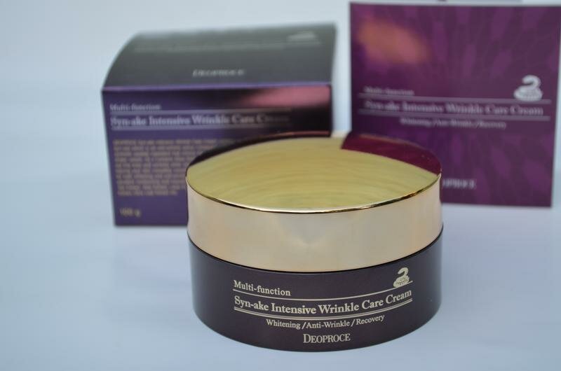 Интенсивный крем со змеиным ядом Deoproce Syn-Ake Intensive Wrinkle Care Cream, 100г