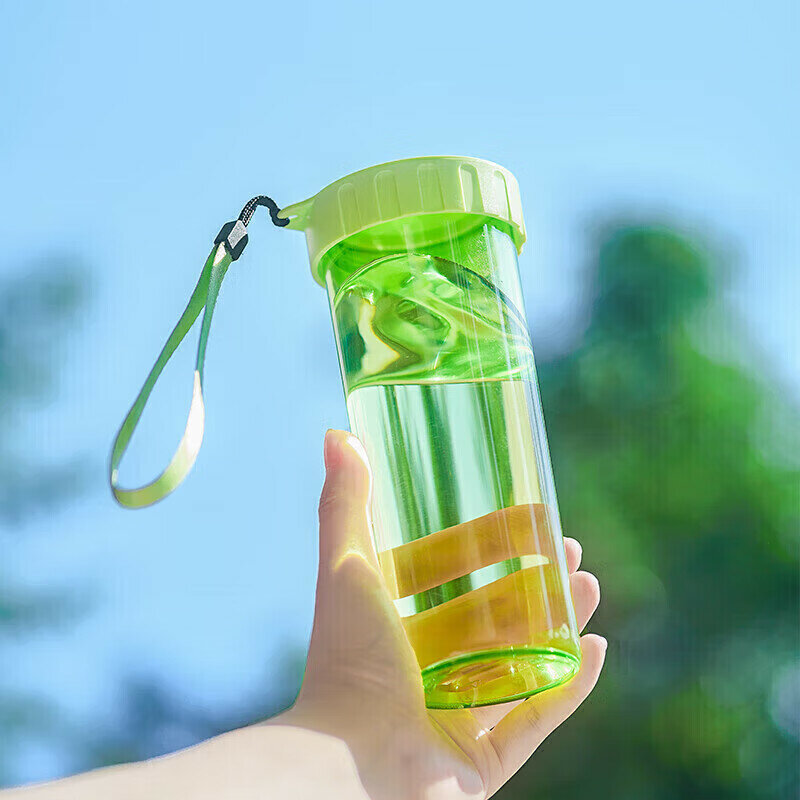 Tupperware Brilliant 430ML Plastic Cup Unisex Student Portable Sports Water Bottle Outdoor Household Office Pear Green