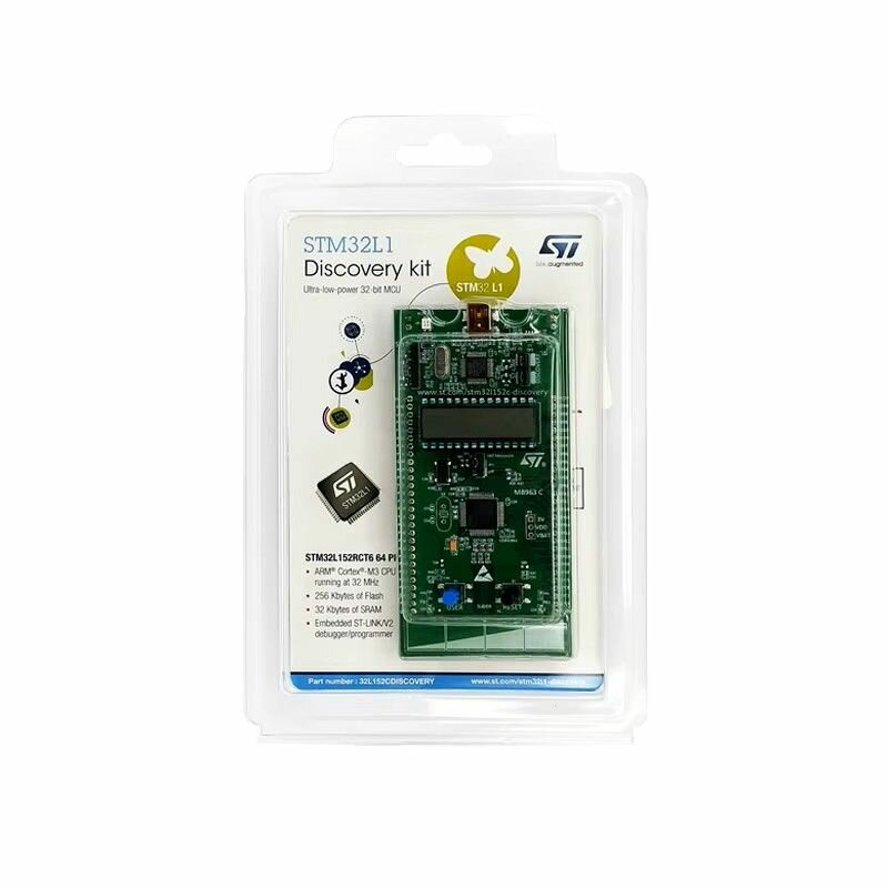 Отладочная плата STM32L152C DISCOVERY на базе микроконтроллера STM32L152RCT6 с дисплеем