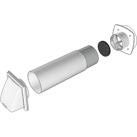 Клапан приточный КП D160 фильтр G3 ВП АПП КФВ L0,5м ERA