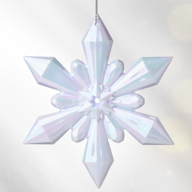 Елочная игрушка Снежинка - Savolle Lilac 12 см, подвеска, Koopman (Купман), AKP100430-2