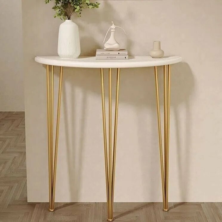 Консоль, 60х25х90 см деревянная или металлическая для гостиной прихожей