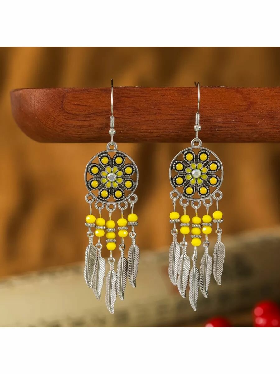 Серьги be self true, искусственный камень