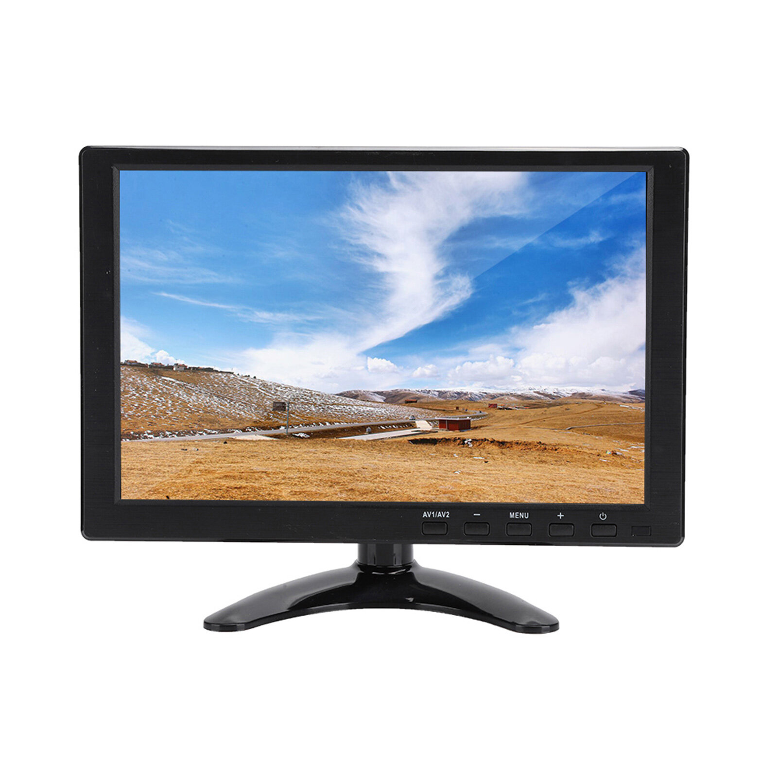 Универсальный 10,1-дюймовый ЖК-монитор 1280x800 16:10 HD с поддержкой HDMI/VGA/AV-входа (100–240 В) с британской вилкой