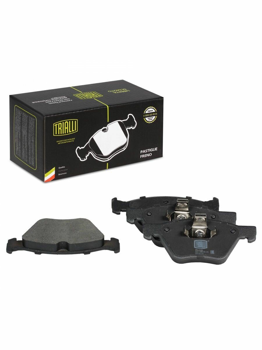 Колодки тормозные дисковые передние для а/м Mercedes E (W210), CLK (A208); Chrysler Crossfire, Trialli PF4274
