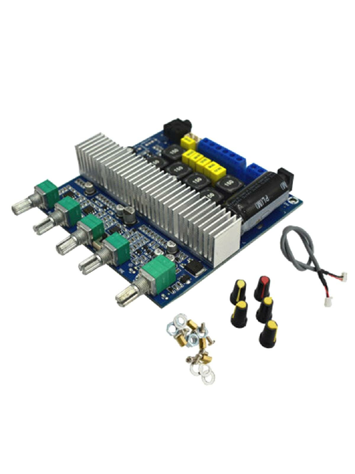 TPA3116 2.1Channel Subwoofer Digital Amplifier Board Bluetooth-compatible DC12-24V High Power 2x50W+100W Audio Amplifier