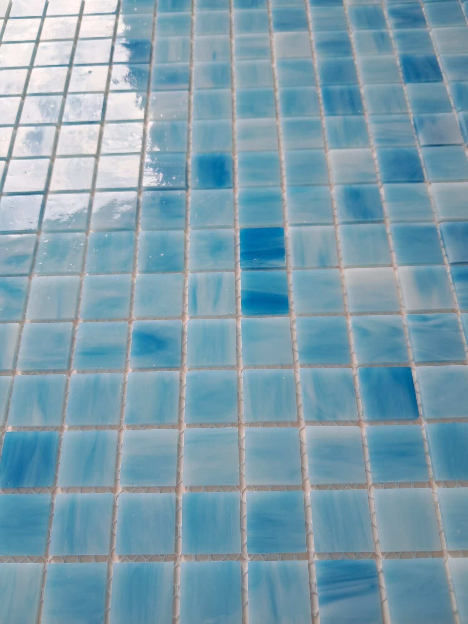 0372 Мозаика из витражного стекла для ванной комнаты, хаммама, панно, рукоделия -1шт