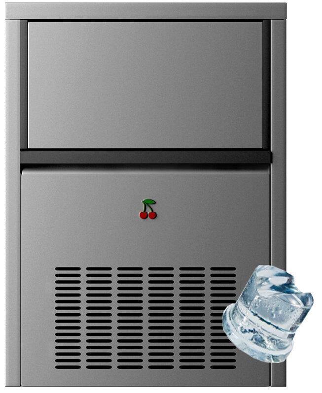Льдогенератор 80кг/сутки лёд Гурме проточный профессиональный IRON CHERRY Cylind 80 A