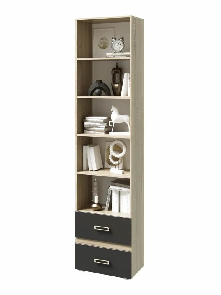 Ким Пенал открытый (Графит софт/сонома)