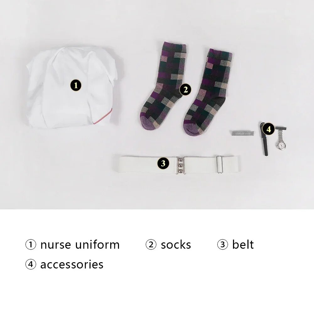 Косплей костюм Джокер медсестра XXL, Full set NO shoes